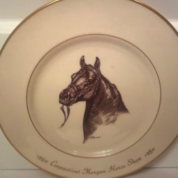 Accents | Lenox Connecticut Morgan Horse Show Plate Prize Commemorative ...